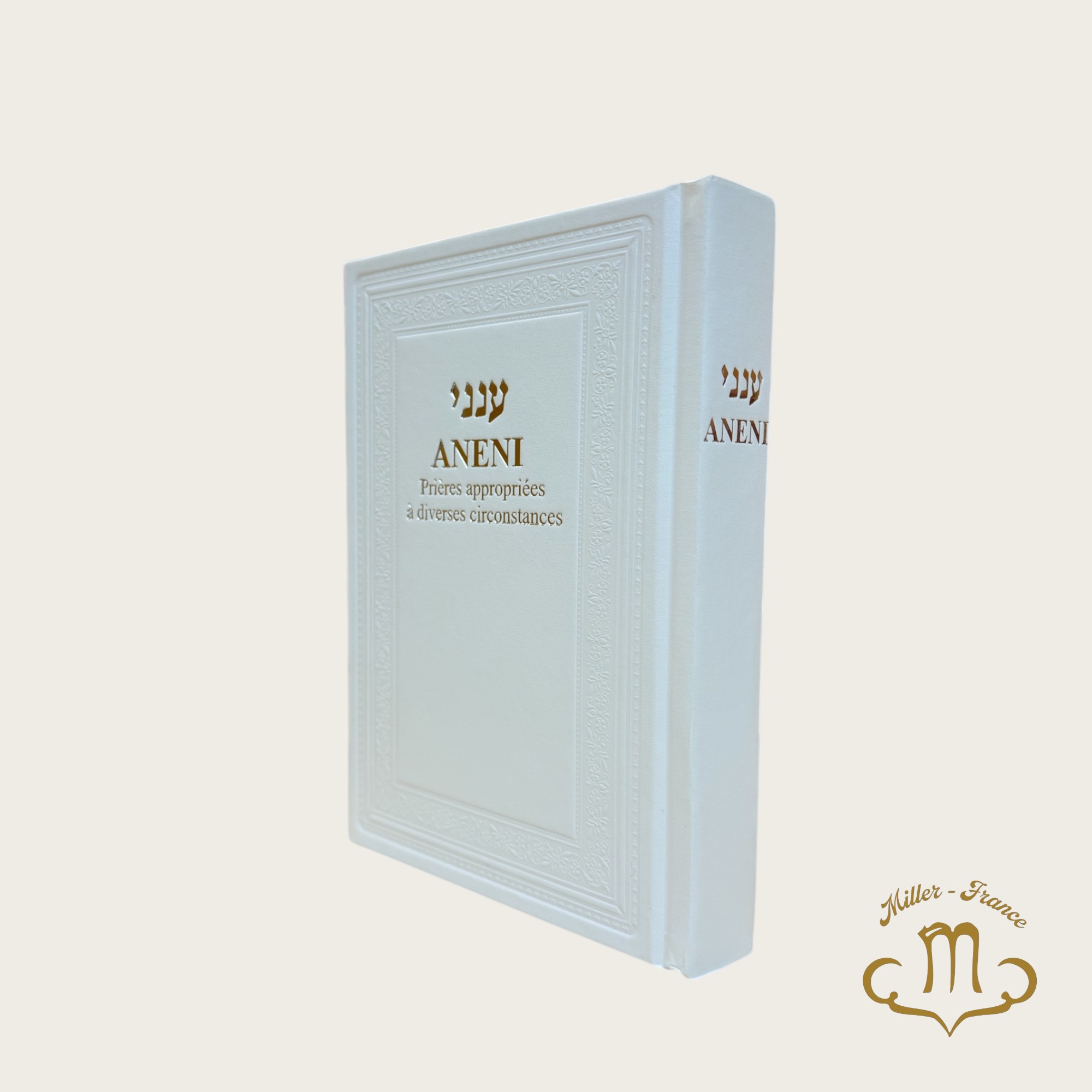 Aneni Blanc Hebreu Francais - Miller France